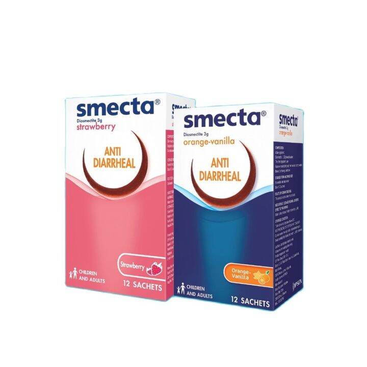 Smecta Anti-Diarrheal powder 3g 12's | Lazada