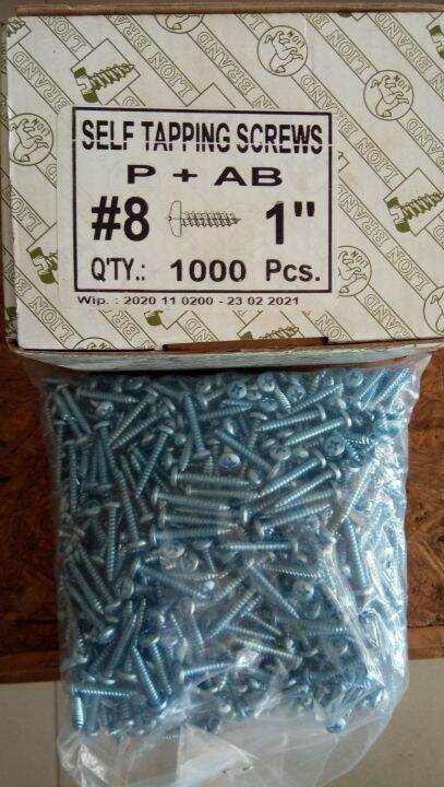 Sekrup PH #8x1" / Self Tapping Screw F+AB (2,5CM) per dus isi 1000 ...
