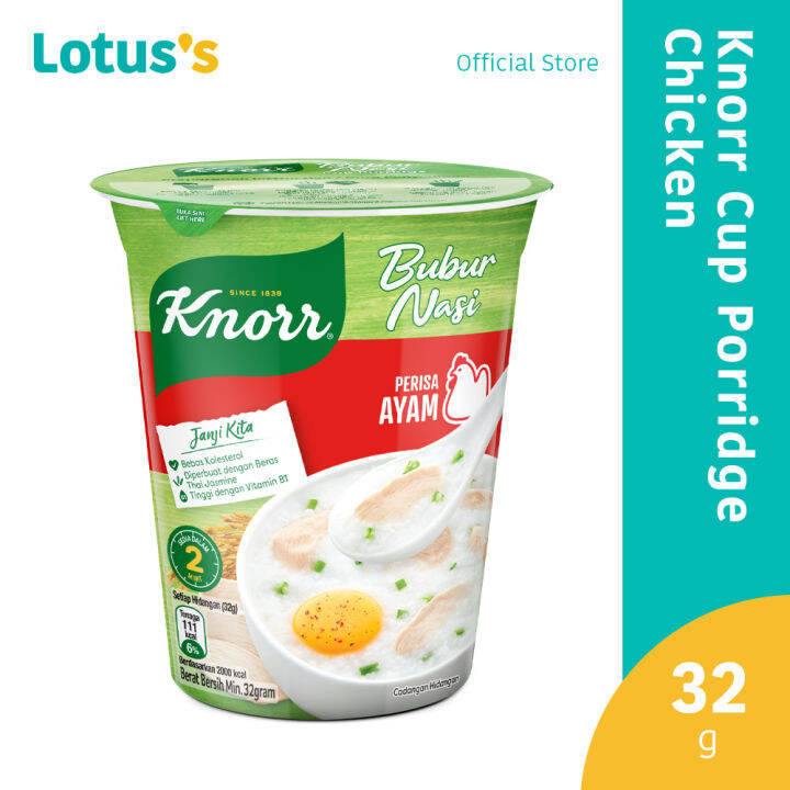 Knorr Cup Porridge Chicken Flavour 35g | Lazada