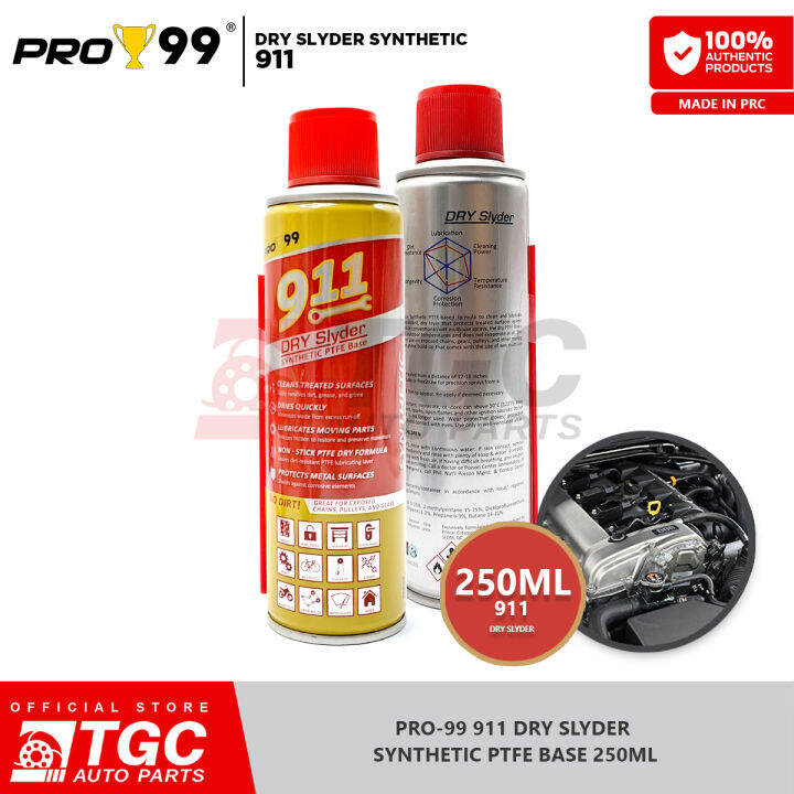 Pro-99 911 Dry Slyder Synthetic White Dry PTFE Base PLDT1134250 Car and ...