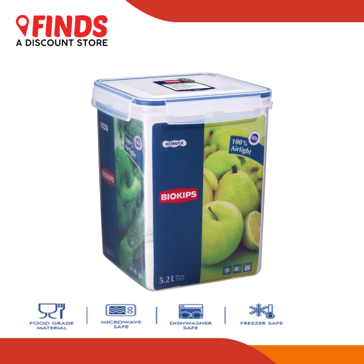 Biokips Square 5.2ltr | Lazada PH