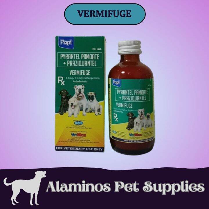[APS] VERMIFUGE anthelmintic/60ml/anti-parasites/ Syrup Supplement for ...