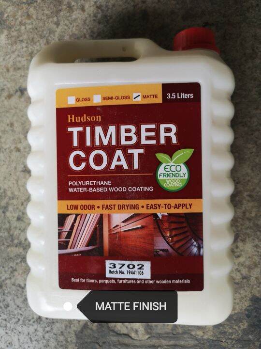 Timbercoat Poly Urethane Matte Finish Water Based Wood Coating 3.5 Kg ...