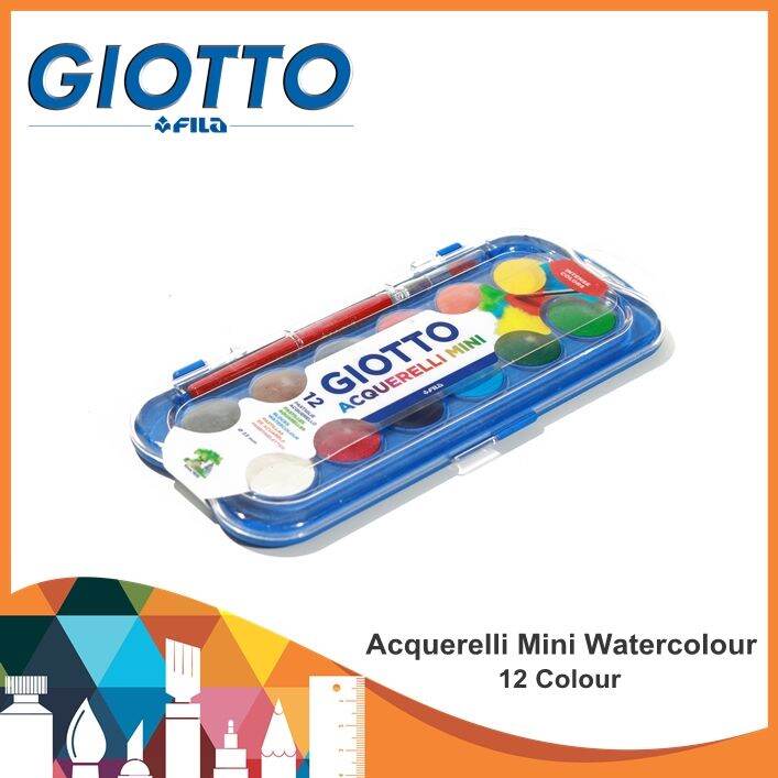 Giotto Acquerelli Mini Watercolour Set Cat Air | Lazada Indonesia