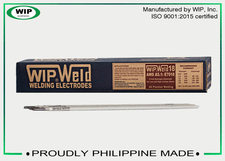 WIPWeld 18 (AWS E7018) Low Hydrogen and Low Alloy Electrodes ( 20 kgs ...