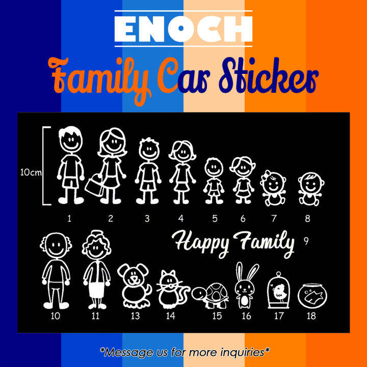Family Car Sticker | Lazada PH