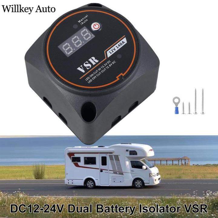 Dual Battery Isolator 12V 140AMP IP68 Waterproof Battery Voltage ...