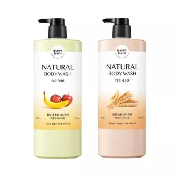 New Packaging !!! Happy Bath Natural Body Wash ขนาด 900 ml. ครีมอาบน้ำ ...