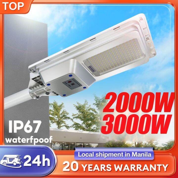 TOP Solar light LED street light outdoor solar street lamp 2000W/3000W ...