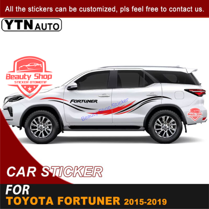 stiker fortuner list mobil sticker toyota fortuner stripe bosy samping ...