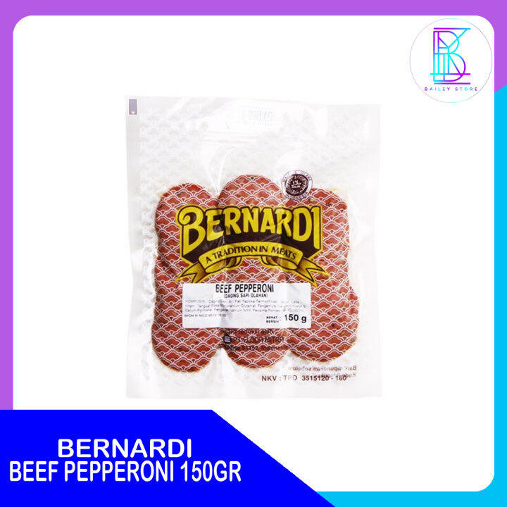 BERNARDI BEEF PEPPERONI 150 GRAM/ PEPPERONI BEEF BERNARDI | Lazada ...