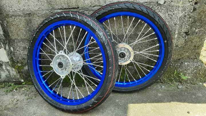 Wheelset KLX 150 Cacing Ban Set Roda herex PNP D-Tracker | Lazada Indonesia