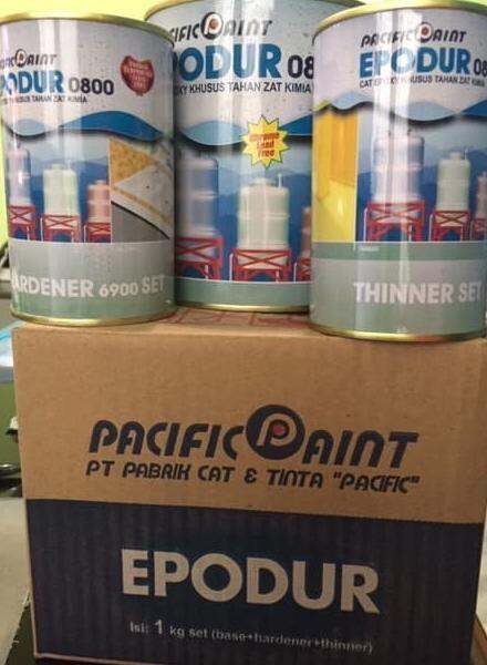 Cat Epoxy Epodur By Pacific Paint 1 Kg | Lazada Indonesia