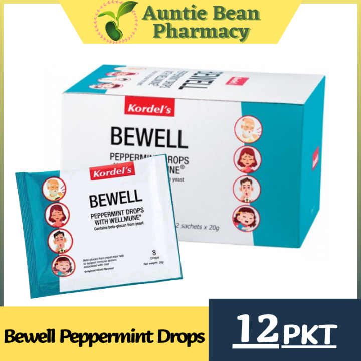Kordel's Bewell Peppermint Drops With Wellmune [ 12 pkt ] | Lazada