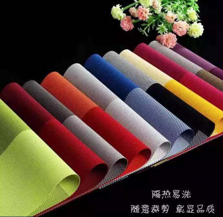 MAS GOODS PVC Place Mats Heat Insulation PVC Placemats Stain-resistant ...