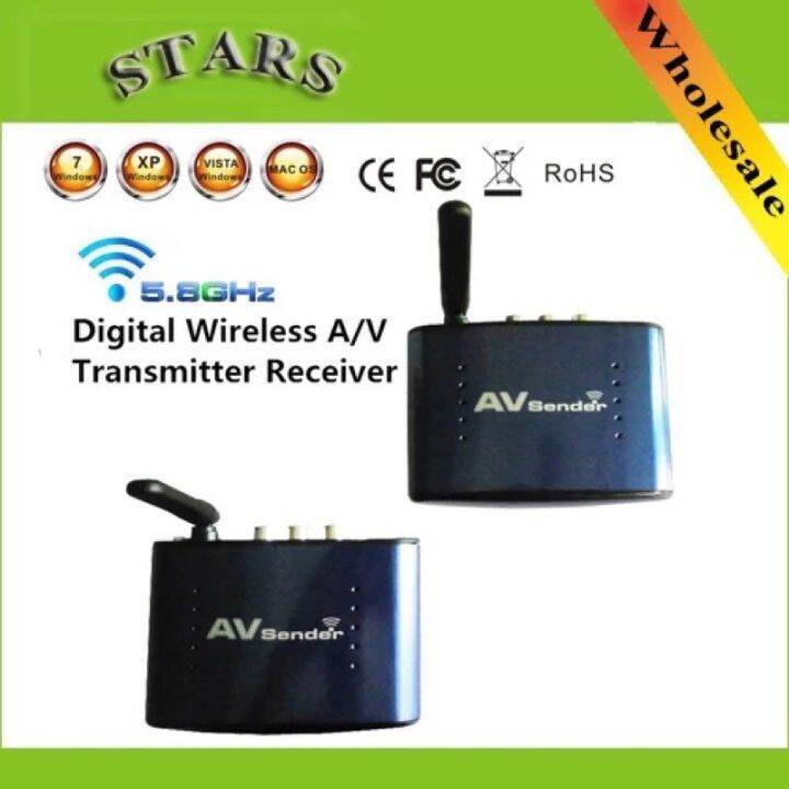สินค้าขายดี!!! 2.4GHz Wireless AV Sender IR Remote Audio Video ...