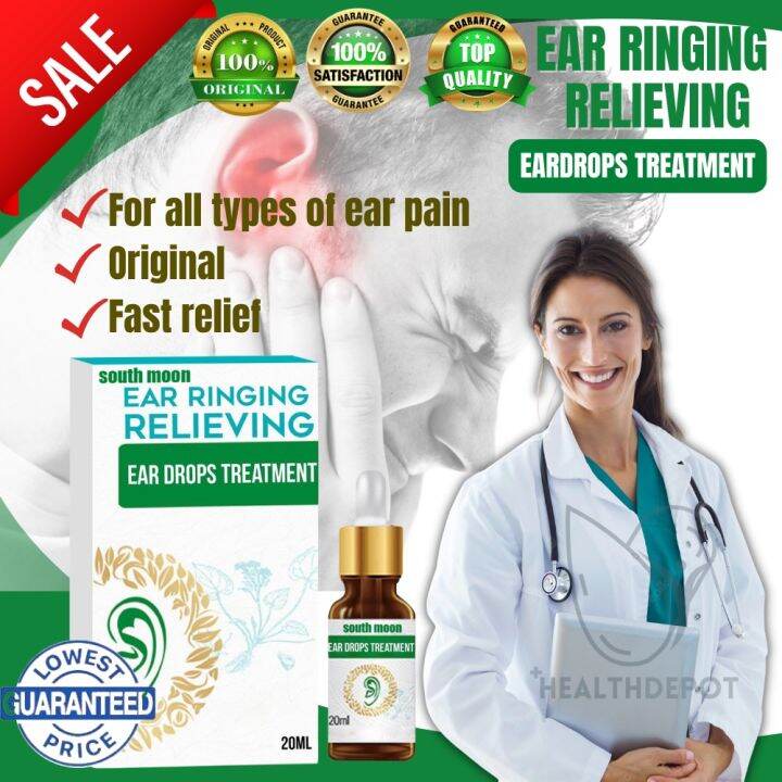 Ear Ringing Relieving Ear Drops Treatment Tinnitus Deafness Drops ...