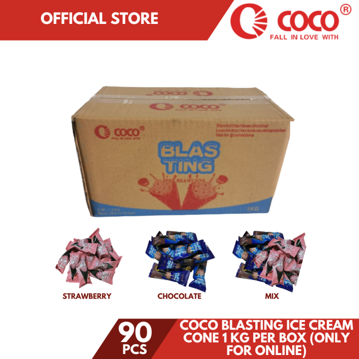 Coco Blasting Ice Cream Cone 1kg Per Box（ONLY FOR ONLINE） | Lazada PH