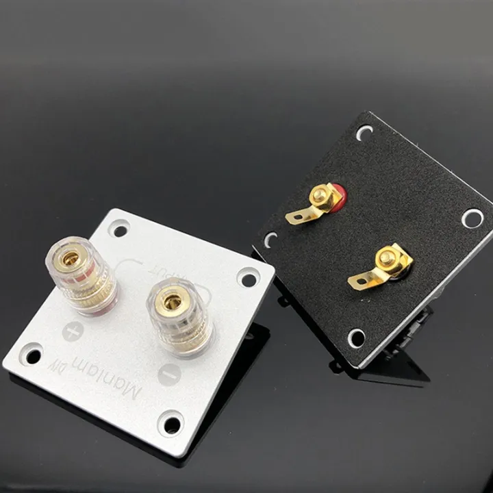 Audio Square Copper Terminal Board Banana Jack Socket Binding Post ...