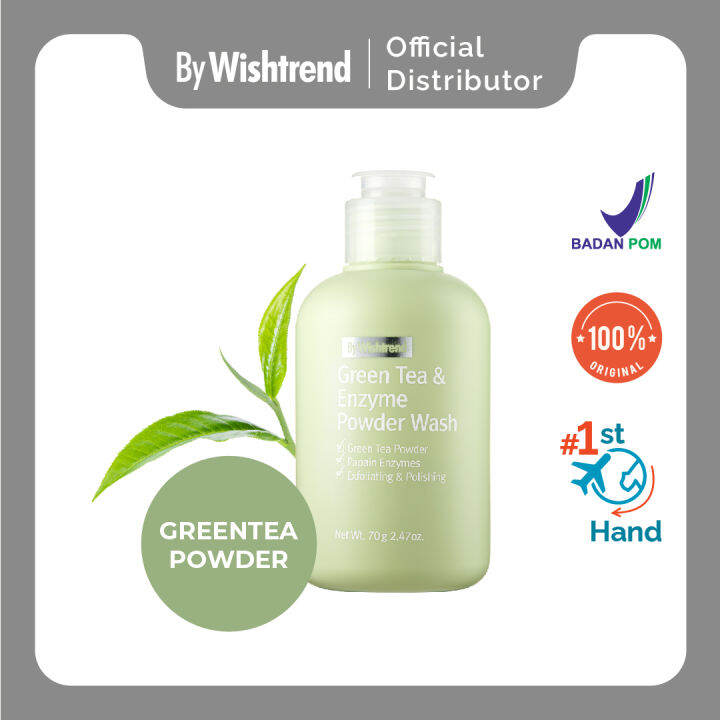 By Wishtrend: Green Tea & Enzyme Powder Wash 70gr | Lazada Indonesia