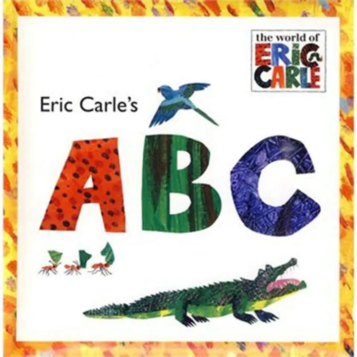 Eric Carle's ABC โดย Eric Carle การศึกษาหนังสือภาพภาษาอังกฤษต้นเรียนรู้ ...