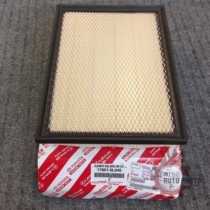 GENUINE/ORIGINAL TOYOTA ENGINE AIR FILTER FOR INNOVA/FORTUNER/HILUX 1GD ...