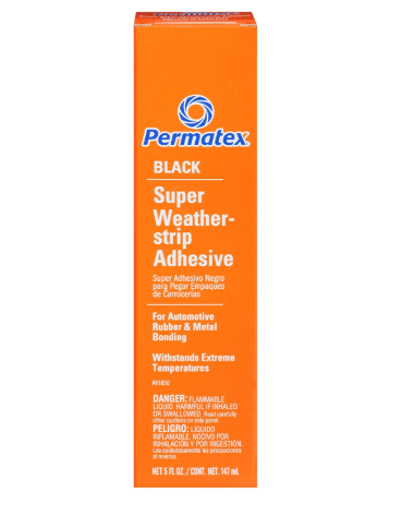 Permatex 81850 Black Super Weatherstrip Adhesive, 5 oz. | Lazada PH