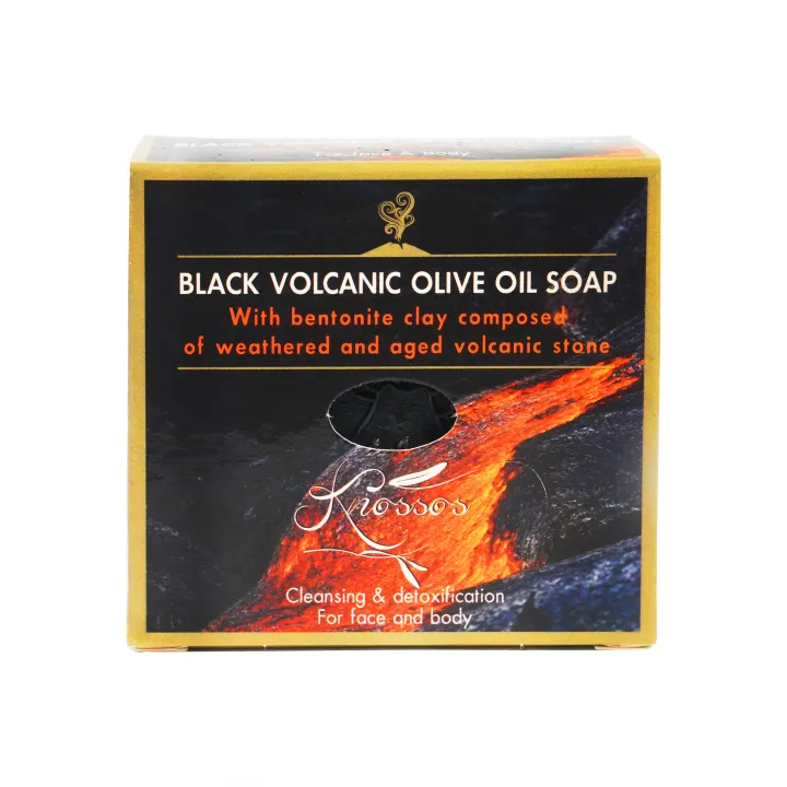 Natural Efe | Black Volcanic Olive Oil Soap with Bentonite Clay | สบู่ ...