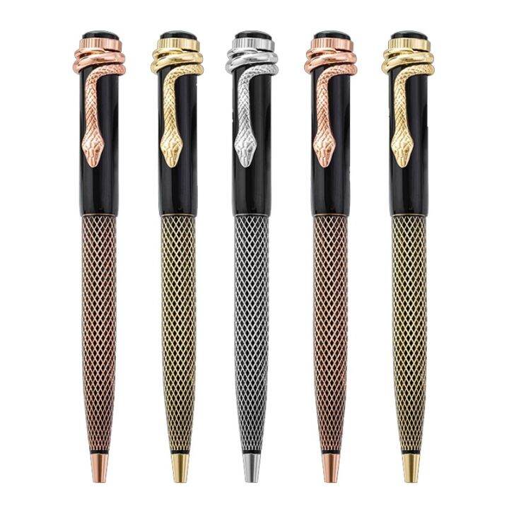 High-quality Metal Snake Model Roll Ball Pen 0.7MM Black Ink Office ...