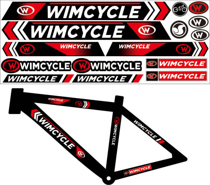 COD / STICKER DECAL ALL SEPEDAH WIM VARIASI BIKE STIKER POLET ALL ...