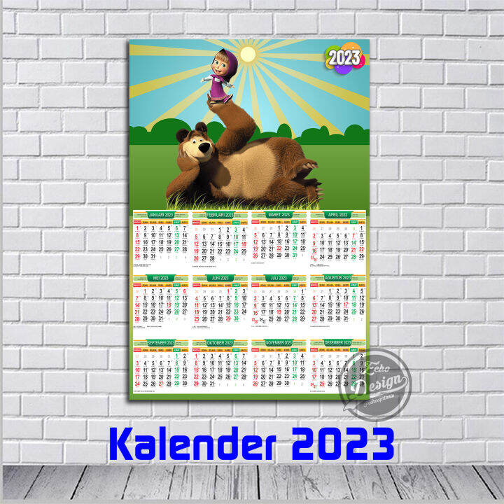 Kalender 2024 Tema karakter kartun - kalender lucu - kalender murah ...