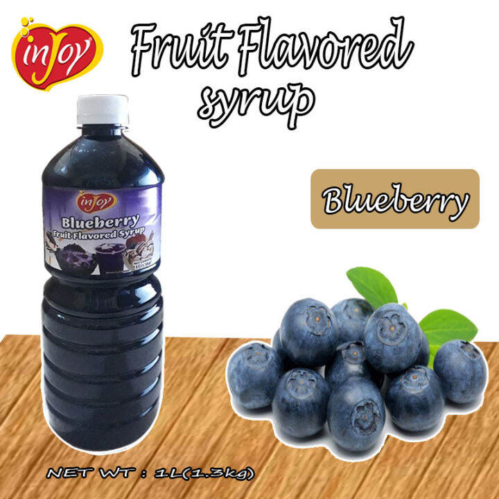 Injoy Fruit Syrup Blueberry Flavor 1L | Lazada PH