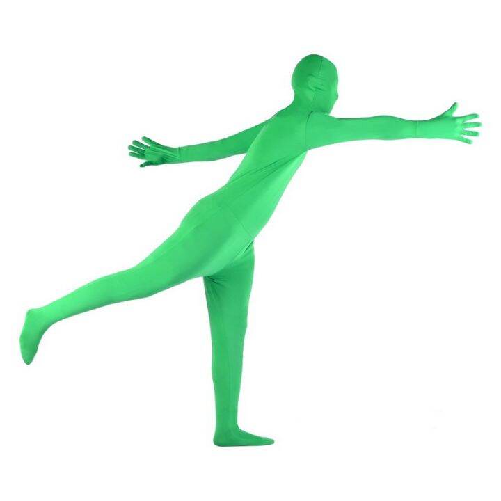 Tenwish Stretchy Body Green Screen Suit Video Chroma Key Comfortable ...