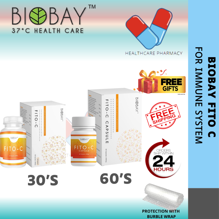BIOBAY FITO-C 500MG 30/ 60 CAPSULES FOC GIFT | Lazada