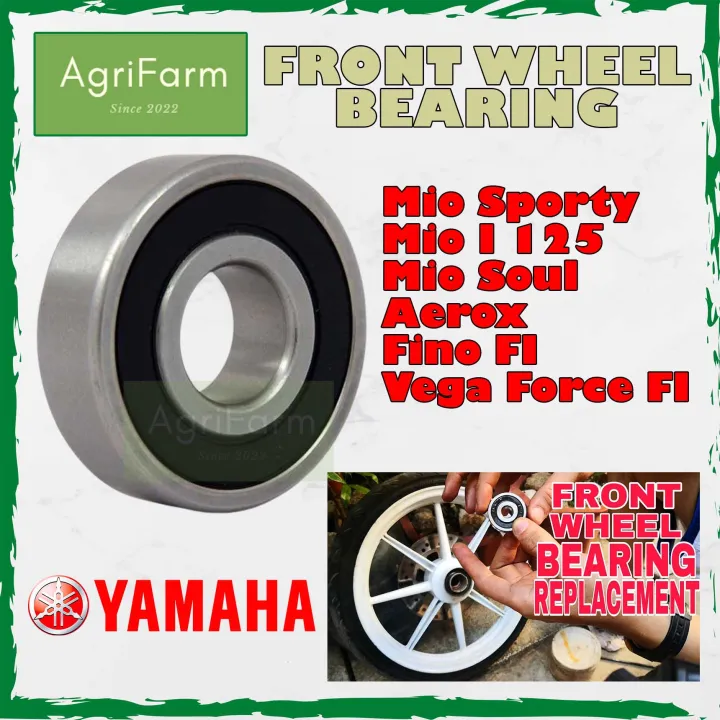 FRONT WHEEL HUB BEARING 6300 for Yamaha Mio Sporty Mio i 125 Mio Soul i Aerox Fino FI Vega Force ...