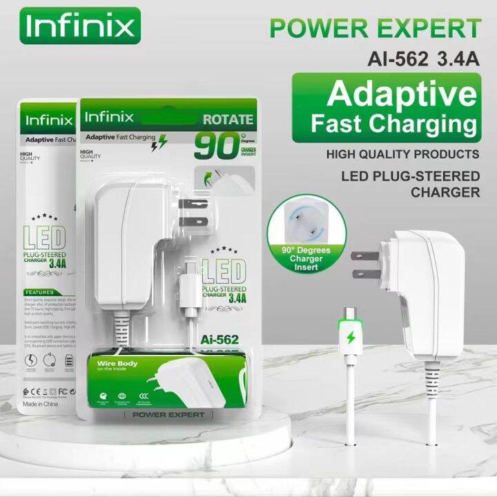 Infinix A562 High Quality Product LED Plug-In Charger Fast Charger ...