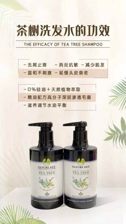 Nature Key Anti dandruff Tea Tree shampoo | Lazada