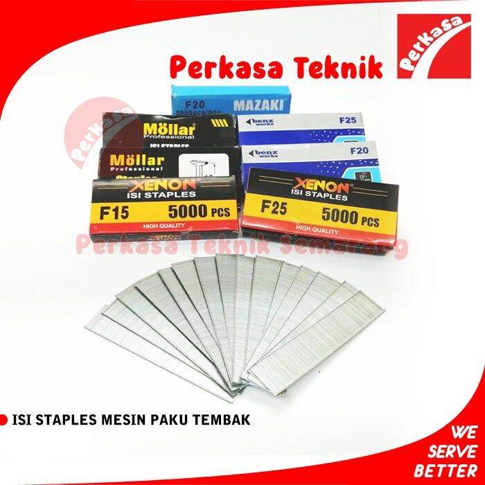 Isi Staples / Paku Tembak Angin Air Nailer Refill F20 | Lazada Indonesia