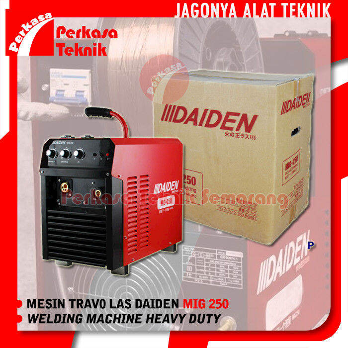 DAIDEN MIG250 TRAVO LAS INVERTER CO 2 MIG 250 GAS WELDING CO2 250A | Lazada Indonesia