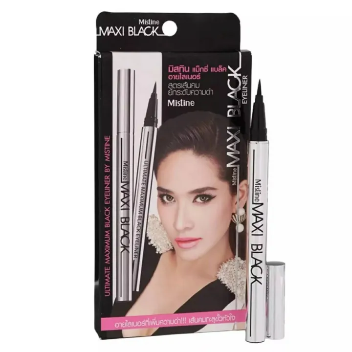 Mistine Maxi Black Eyeliner 1g. มิสทีน แม็กซี่ แบล็ค อายไลเนอร์ | Lazada.co.th