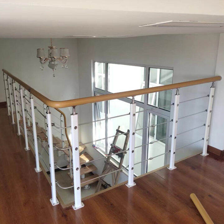 Stair handrail attic villa indoor guardrail simple modern pvc platform ...