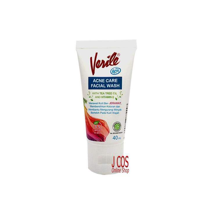 VERILE ACNE CARE FACIAL WASH 40 ml | Lazada Indonesia