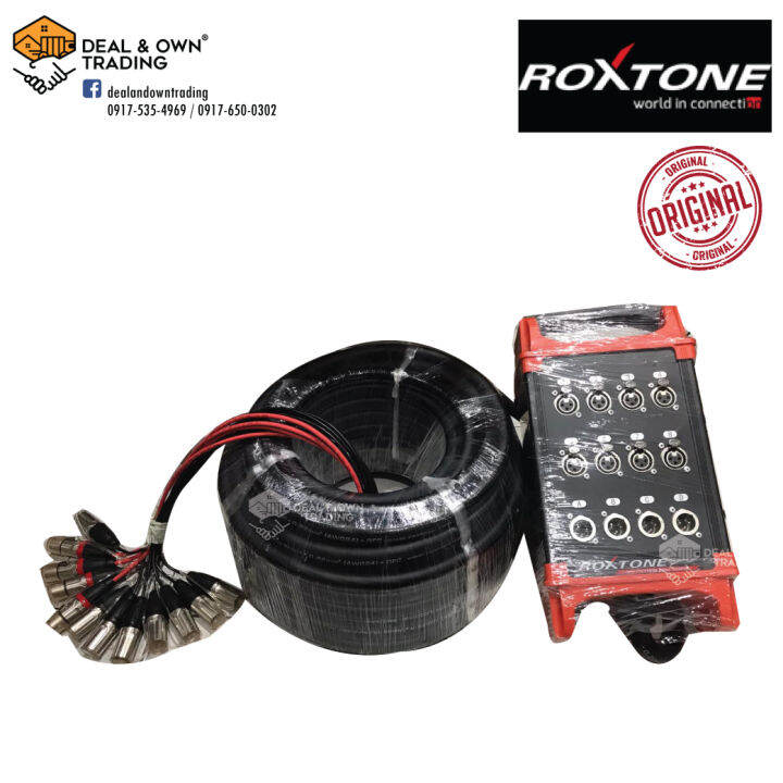 Original Roxtone Snake Cable 8+4 (30M) | Lazada PH