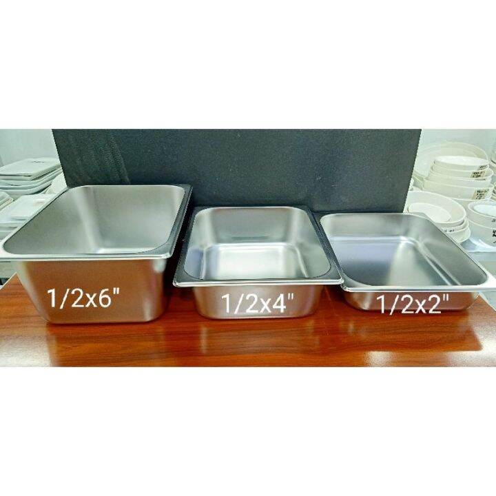HALF-SIZE FOOD PAN 3 SIZES pan | Lazada PH