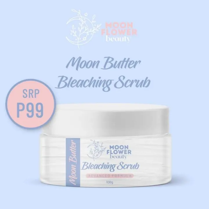 ONHAND ♡ MOON BUTTER BLEACHING SCRUB with FREEBIE | Lazada PH