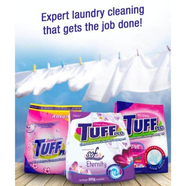 TUFF PLD with ETERNITY Concentrated Powder Laundry Detergent 800g ...