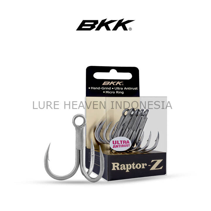 Treble Hook BKK Raptor Z Anti Rust Ultra Kail Pancing Jigging Popping ...