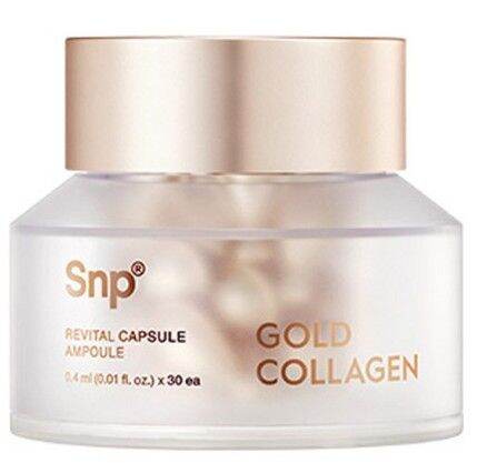 SNP Gold Collagen Revital Capsule Ampoule เอสเอ็นพี โกลด์ คอลลาเจน รีไว ...