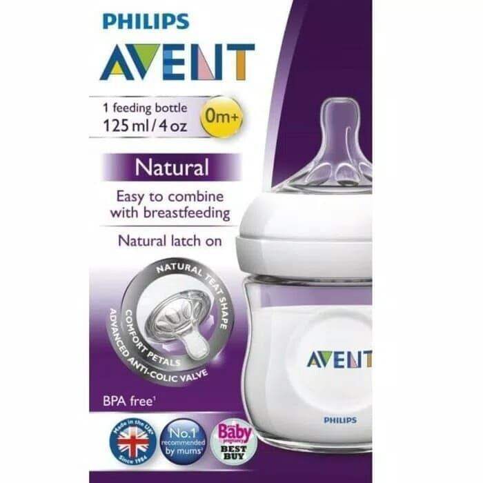 Philips Avent Botol Susu Natural SCF690/13 125ml Single Pack | Lazada ...