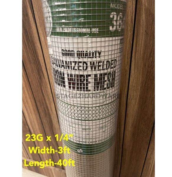 40Ft(Kaki) x 1/4 x23G Galvanized BRC Welded Iron Wire Mesh Net Netting ...